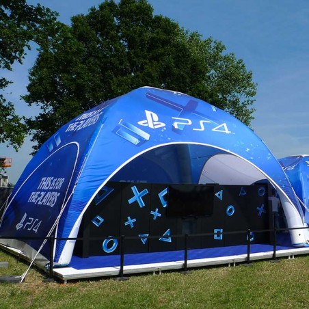 Configureer je pneumatische tenten in onze webshop | VISIX